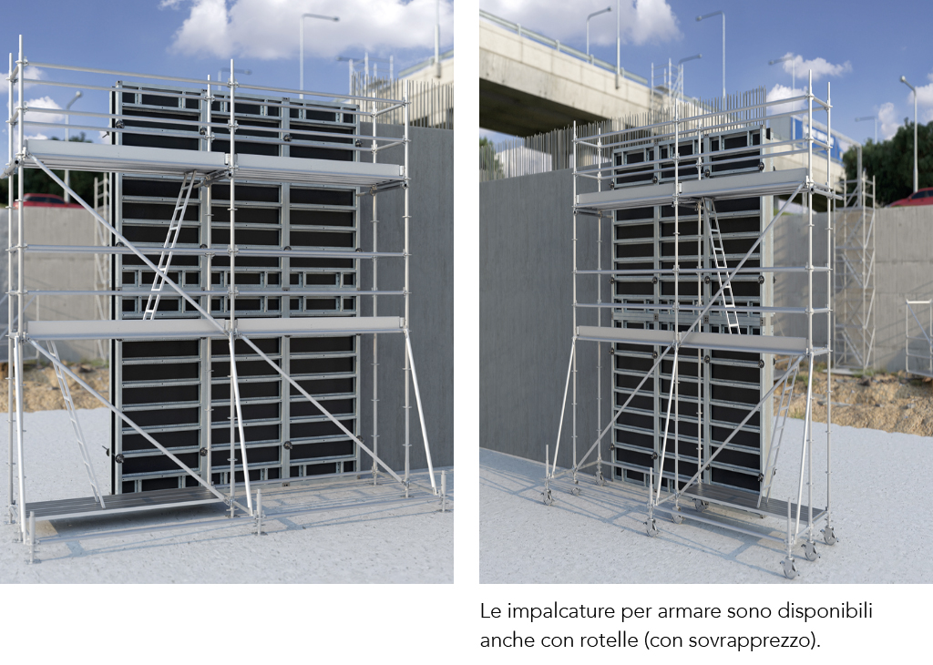 Impalcature per armare MATO T Ponteggi da cantiere | Ponteggio. Cassaforma. Tobler SA